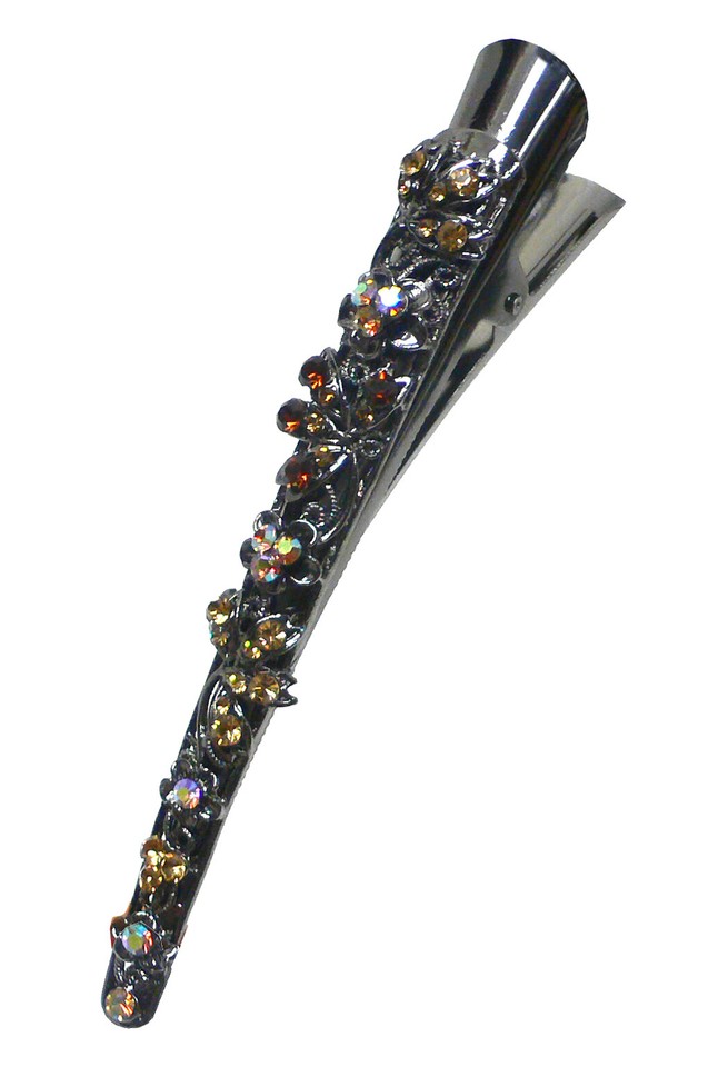 Crystal Alligator Duckbill Hair clip Beak Clip Long Duck Bill Clip ...