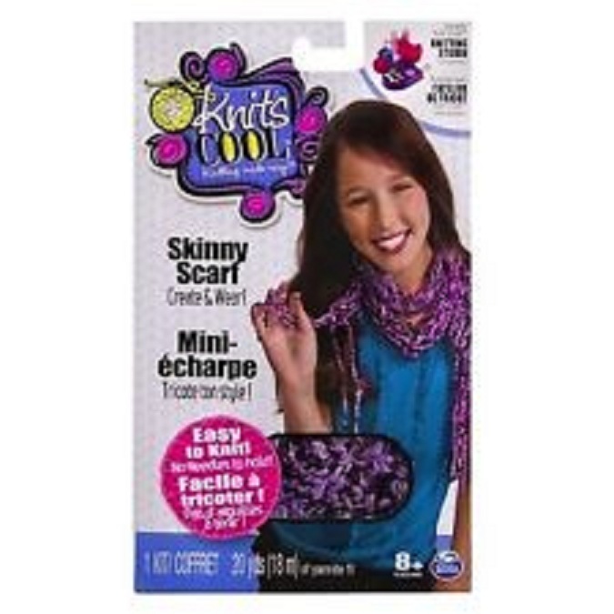 Spin Master Knit's Cool Skinny Scarf or Tote Purse Create & Wear Kit ...
