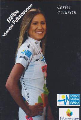 CYCLISME CARTE DE CARLEE TAYLOR EQUIPE VIENNE FUTUROSCOPE | eBay