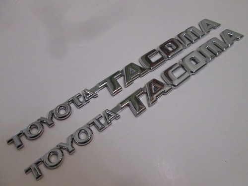 95 96 97 98 99-04 Toyota Tacoma Front Door Emblems Chrome **PAIR** | eBay
