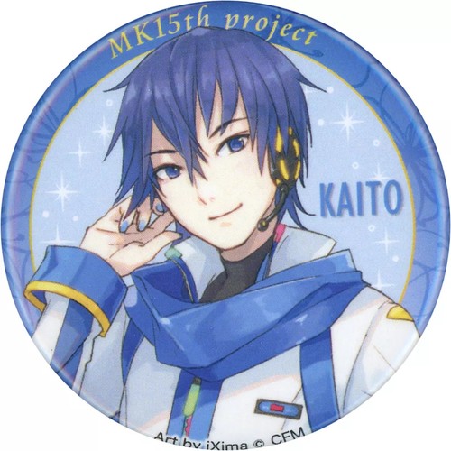 BADGE PINS KAITO A VOCALOID MK15TH PROJECT MEIKO CAN COLLECTION | eBay