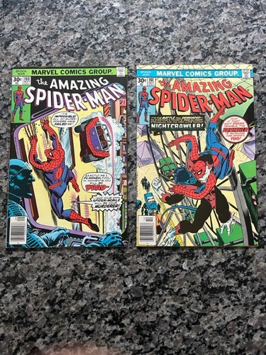 * The Amazing Spider-Man #160 and #161 (1976) Punisher - Nightcrawler ...