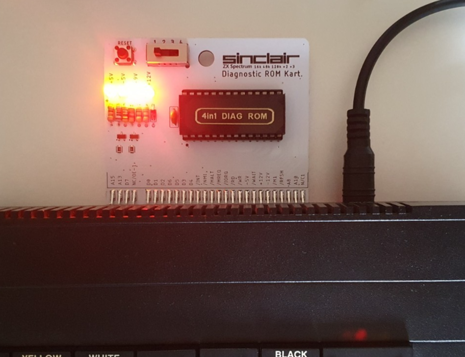 ZX Spectrum 16k 48k 128k +2 +3 Diagnostic Test Cartridge - 4in1 ...
