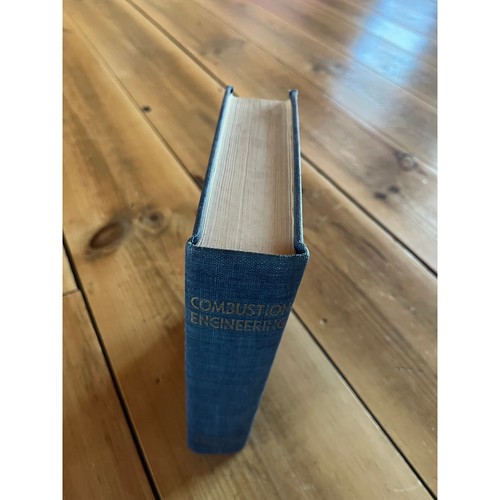 1950 Combustion Engineering Book on fuel burning & Steam. 1st edition ...