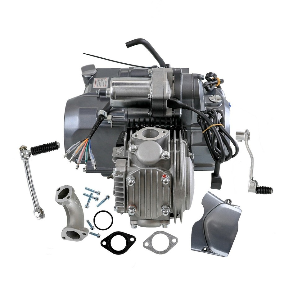 Lifan 125cc Electric Manual Motor Engine Dirt bike for Honda CRF50 CT70 ...