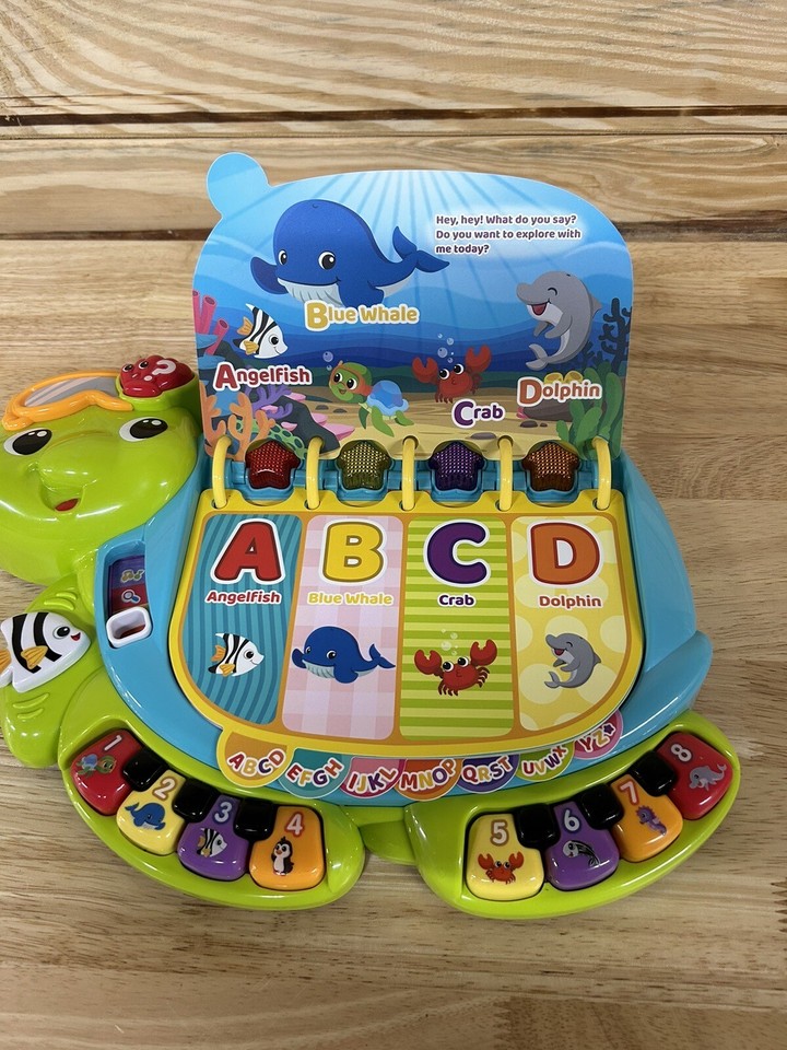 Nice VTech TOUCH & TEACH Sea Turtle Educational Interactive Book | eBay