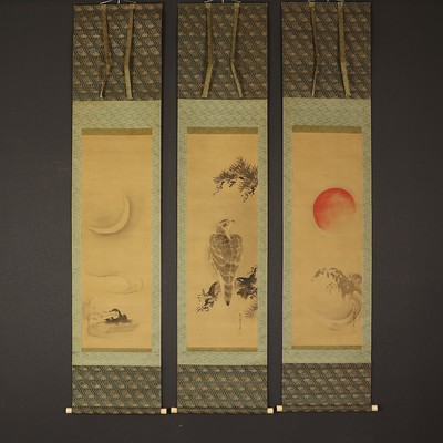 Paintings & Scrolls - Pine Tree Japanese Antique