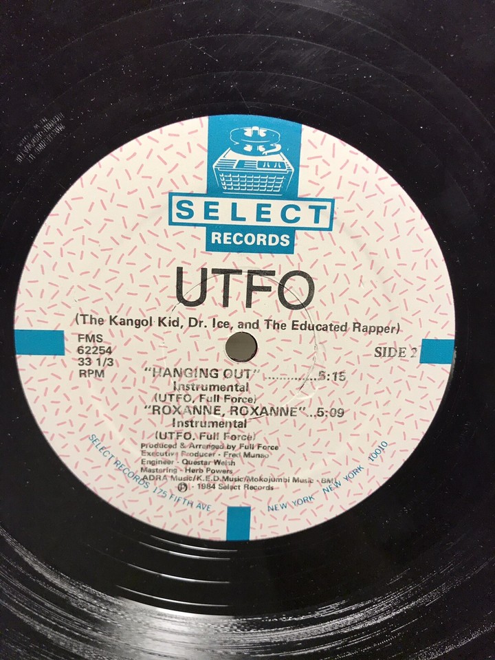 Utfo Kangol Kid Dr Ice Educated Rapper Select Album Record Vinyl | eBay