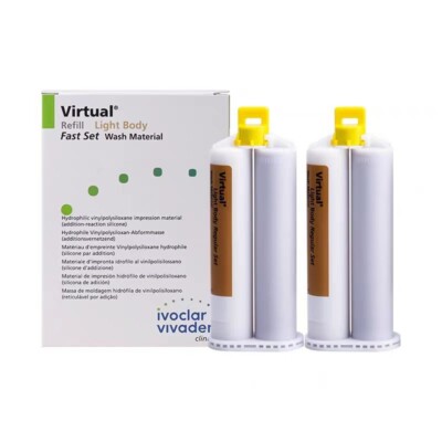 Ivoclar Vivadent Virtual light Body VPS Impression Material Fast Set ...