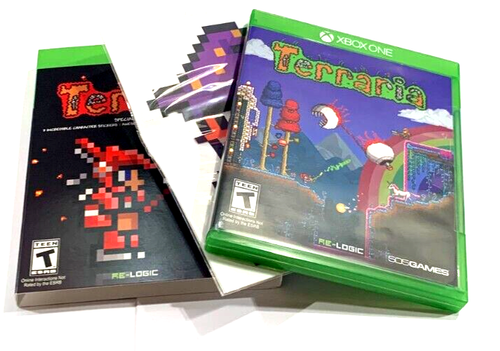 Terraria SE - Microsoft Xbox One - Case/Inserts/Slipcover Only/No Game ...