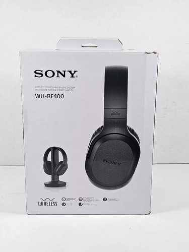 Sony WH-RF400 Wireless Home Theater Headphone System for TV - Black New ...