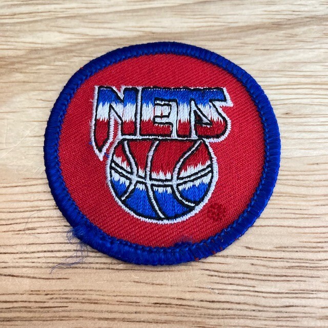 Nets Retro Logo Brooklyn Nets Classic Red Team Logo Pinch Panel In