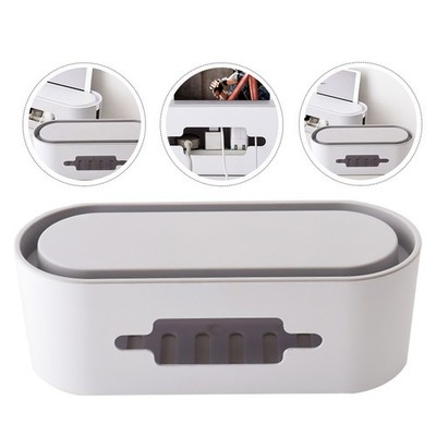 Plastic Cable Storage Cases Multi-functional Socket Organizers Wire ...