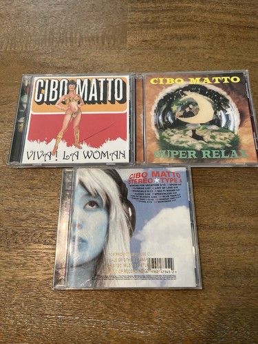 Lot Of 3 CIBO MATTO CD Viva! la woman, Super Relax and Stereo Type A | eBay