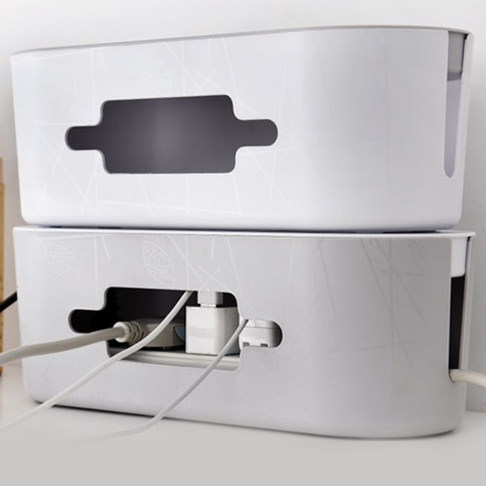 Plastic Cable Storage Cases Multi-functional Socket Organizers Wire ...