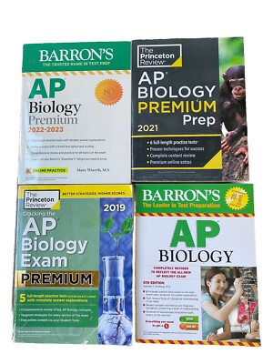 Princeton Review AP Biology Premium Prep Barron's AP Biology Exam Prep ...