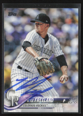 KYLE FREELAND Signed Autographed 2018 Topps Series Two 2 Colorado ...