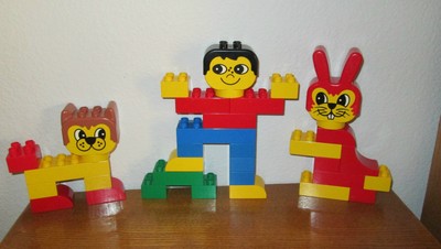 Lot of Lego Duplo 2361 Matt and Mutt, Red animal Bunny Rabbit 2397 | eBay