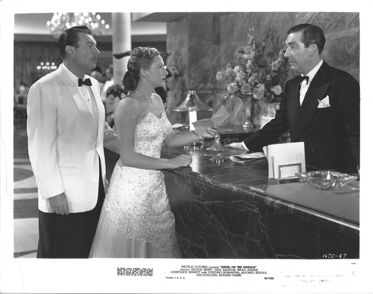 George Brent, Vera Ralston & Manuel Paris - ANGEL ON THE AMAZON 1948 ...