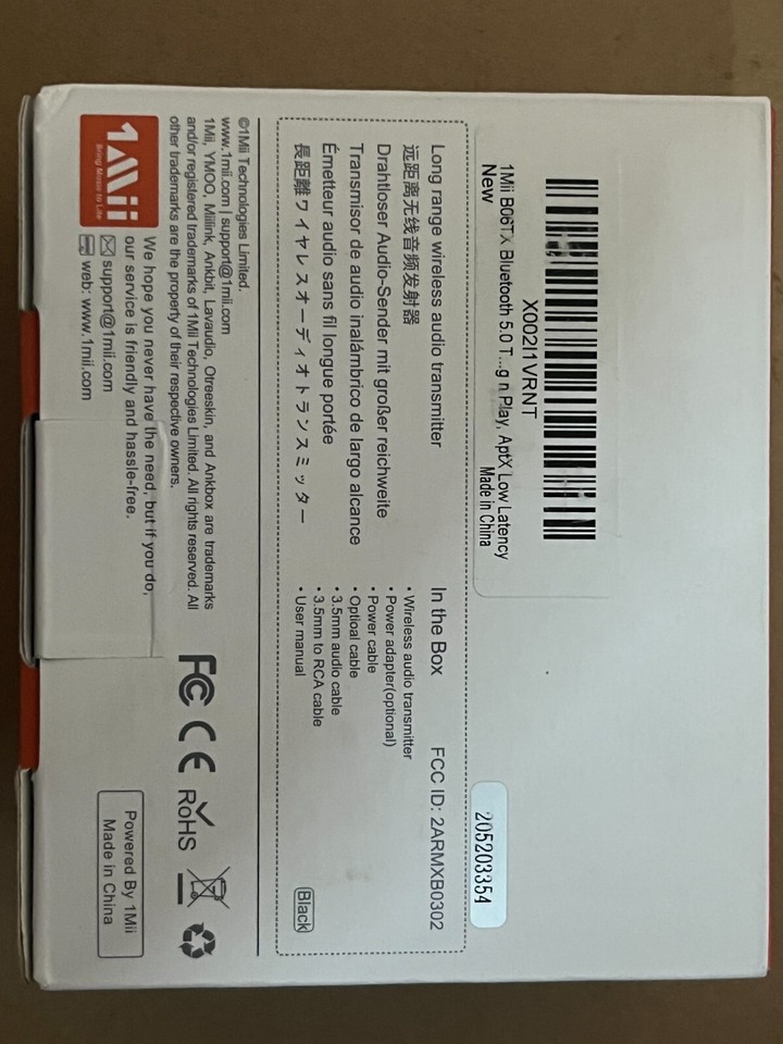 1Mii B06 Pro-B0301 Long Range HiFi Bluetooth 4.2 Adapter 6952917774205 ...