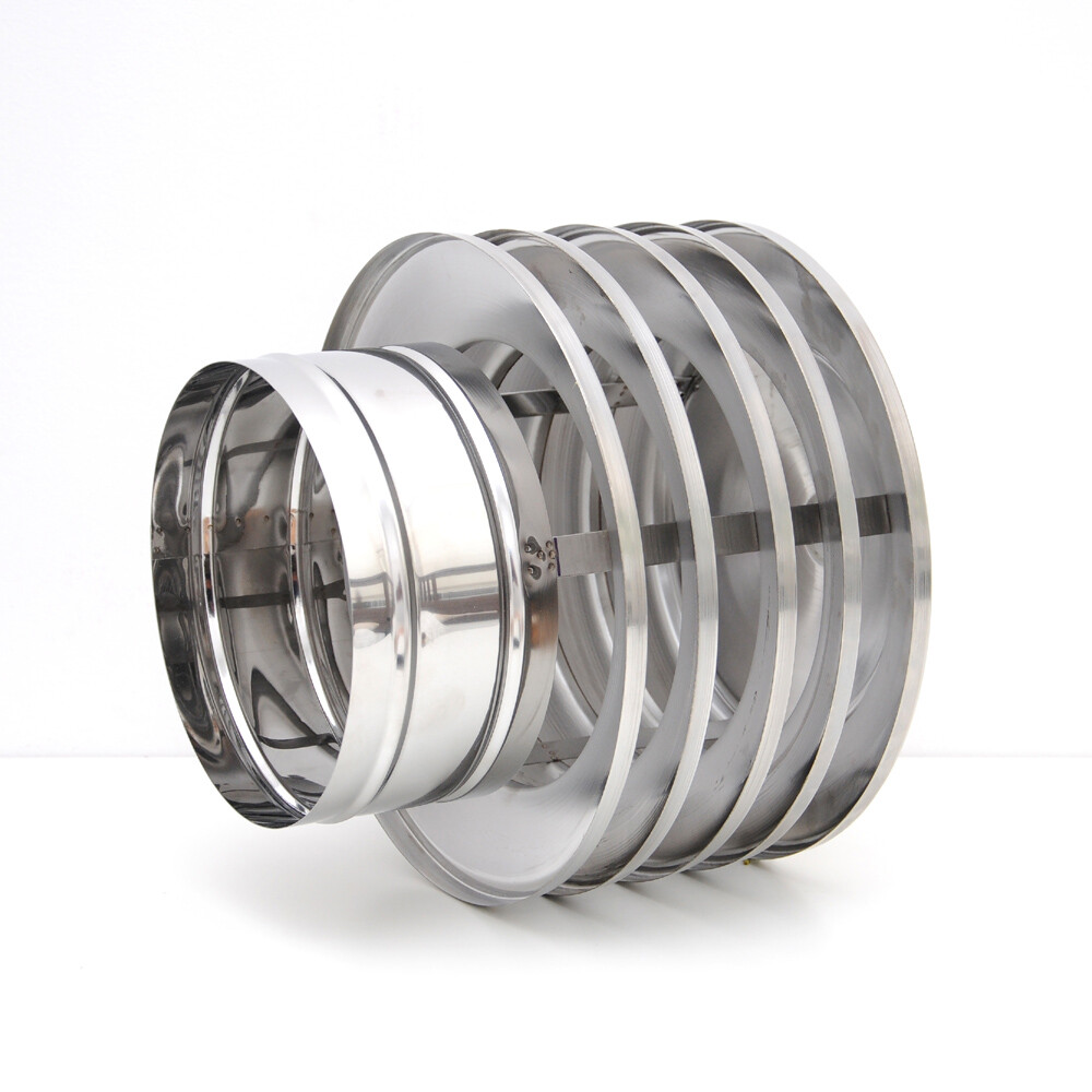 Anti Downdraft CHIMNEY Static CAP, Fixes wind "puff backs",Inox ...