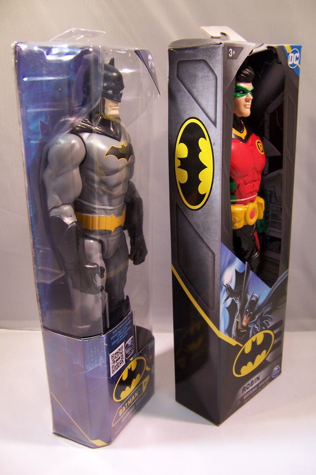 DC COMICS BATMAN SERIES: BATMAN AND ROBIN 12 inch DELUXE ACTION FIGURE ...