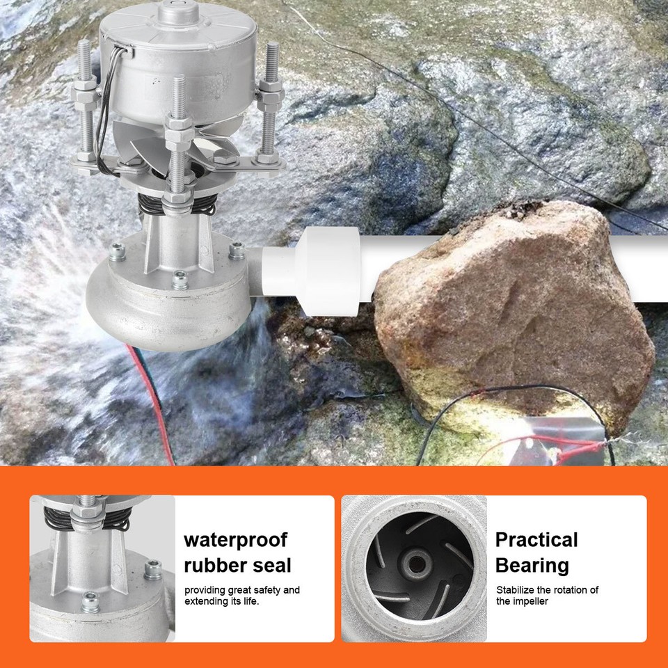 Hydro Generator Water Turbine Generator 500W Micro Hydroelectric ...