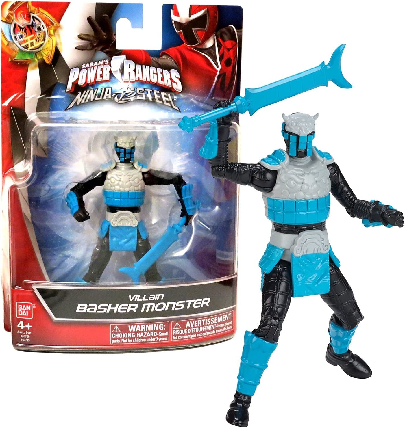 Bandai POWER RANGERS 2016 Ninja Steel BASHER MONSTER 5" Figure Villain ...