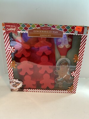 Handstand Kitchen Kids Gingerbread Bakeware 3 Piece Set | eBay