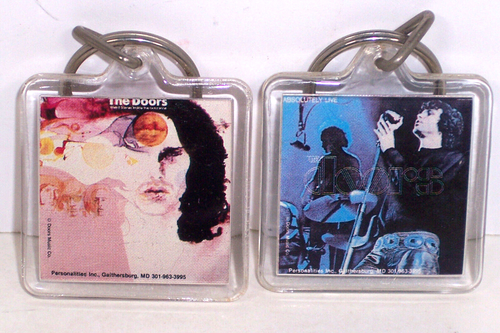 2 Vintage Lucite Keychains The Doors Album Cover Rock Music | eBay