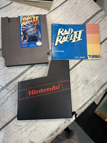 NES Rad Racer II 2 (Nintendo NES, 1990) Authentic Tested Manual And ...