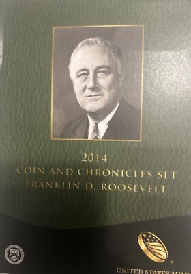 2014 Franklin D. Roosevelt Coin and Chronicles Proof Coin and Silver ...