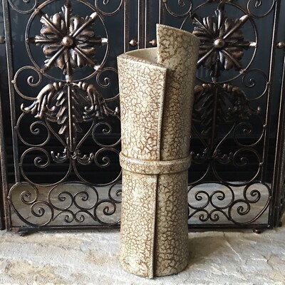 Large Vase Tall Heavy Wrapped Belted Ikebana Austin Gallery Kinder ...