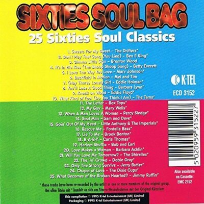 Sixties Soul Bag-25 Sixties Soul Classics [CD] Drifters, Ben E King ...