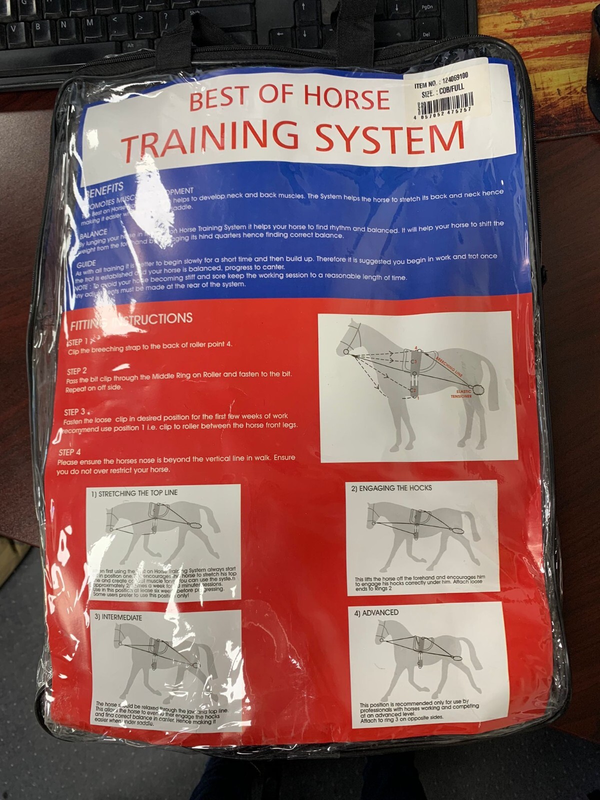 HKM Training - Lunging Aid Fits Cob - Horse Mocks the Pessoa System for ...