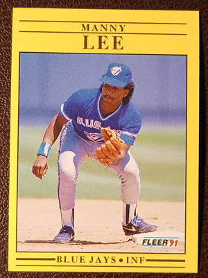 MANNY LEE TORONTO BLUE JAYS 1991 FLEER BASEBALL CARD #179 | eBay