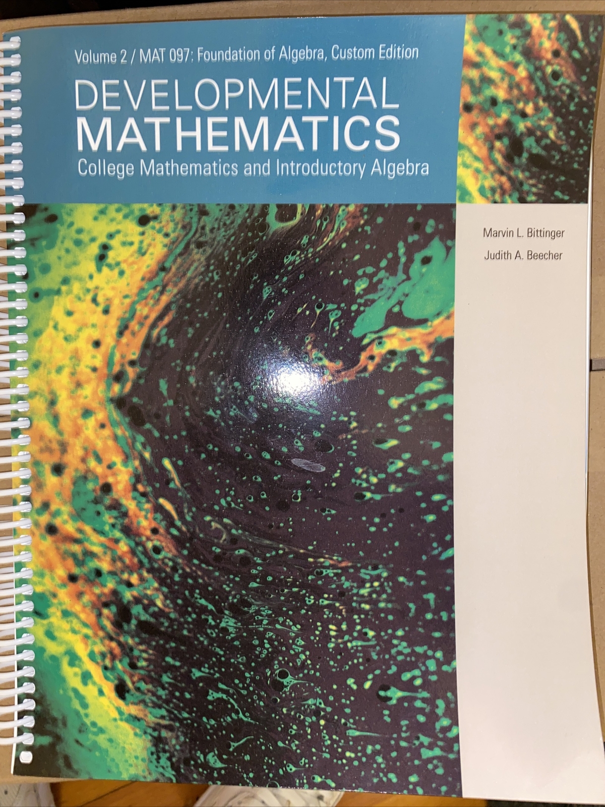 Developmental Mathematics Vol 2 Mat 097 Algebra Marvin Bittinger Judith ...