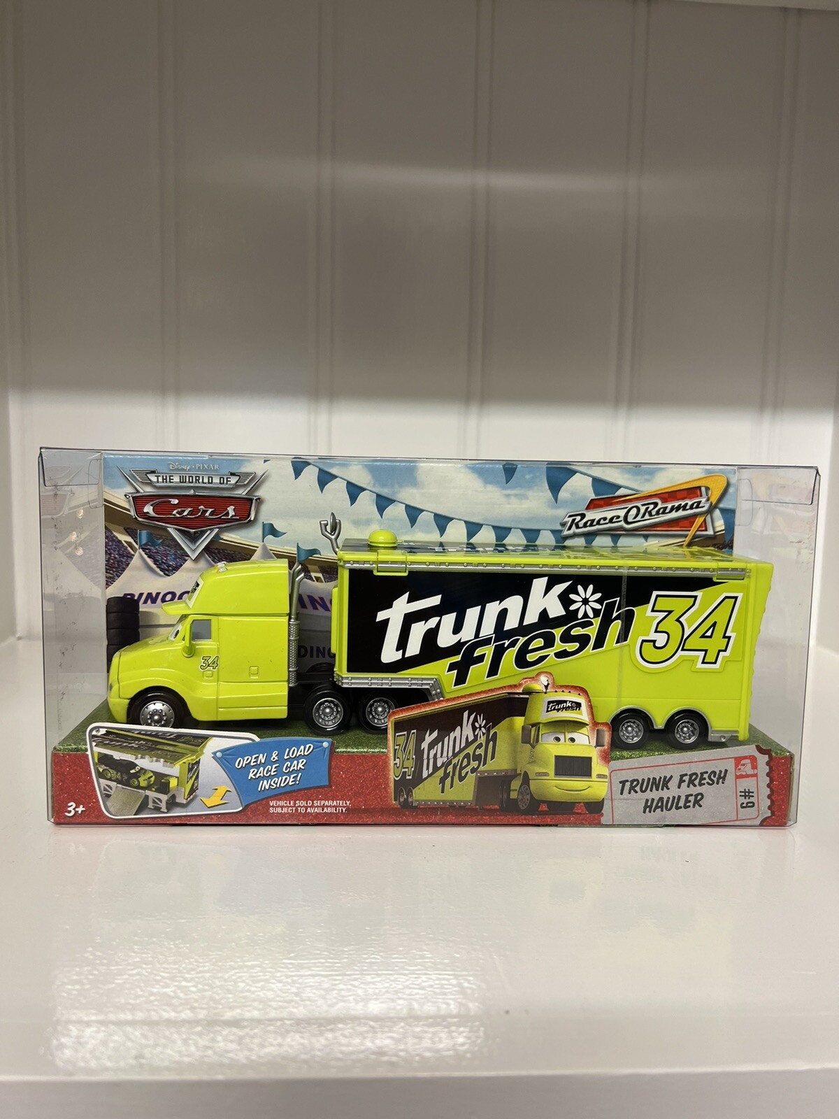DISNEY PIXAR CARS TRUNK FRESH NO. 34 SYNTHETIC RUBBER TIRES