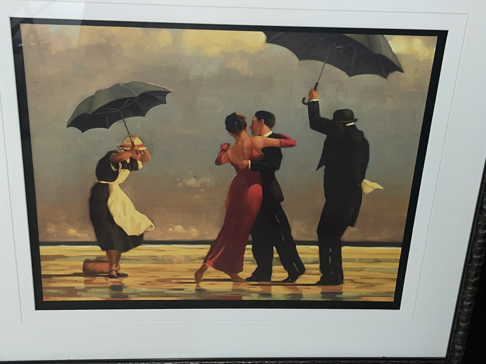 The Singing Butler Jack Vettriano Framed Art Print Black Frame 19" x 23 ...