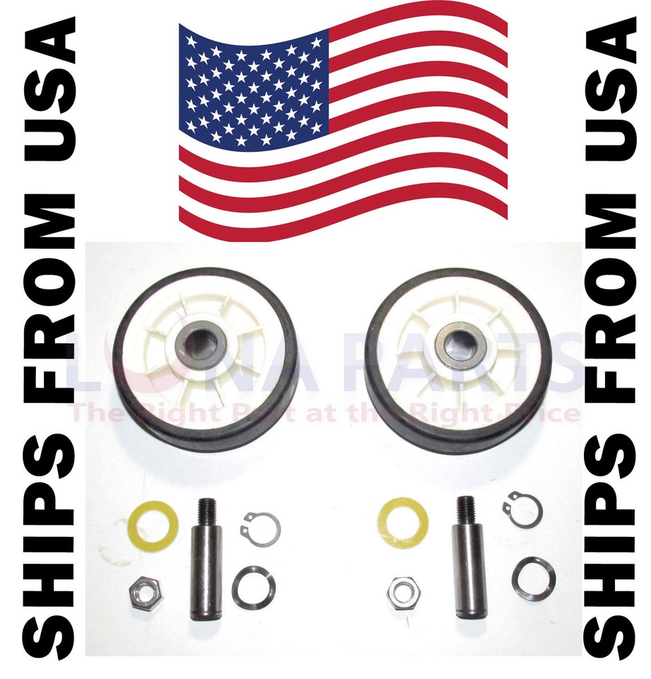 (2 PACK) Maytag Dryer Roller Wheel Drum Support Kit 303373K for ...