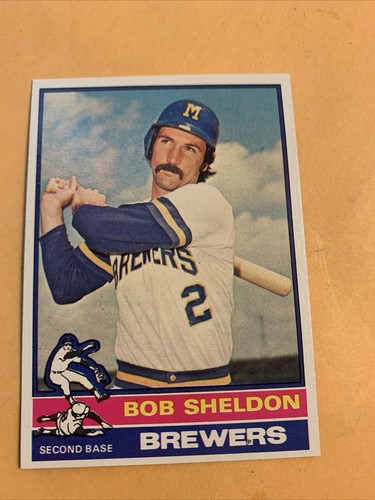 #626 Bob Sheldon Milwaukee Brewers 1976 Topps Baseball Card Cb22 | eBay