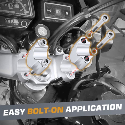 CNC Billet 30mm 7/8" Handlebar Bar Risers for Honda XR650L 1993-2009 ...