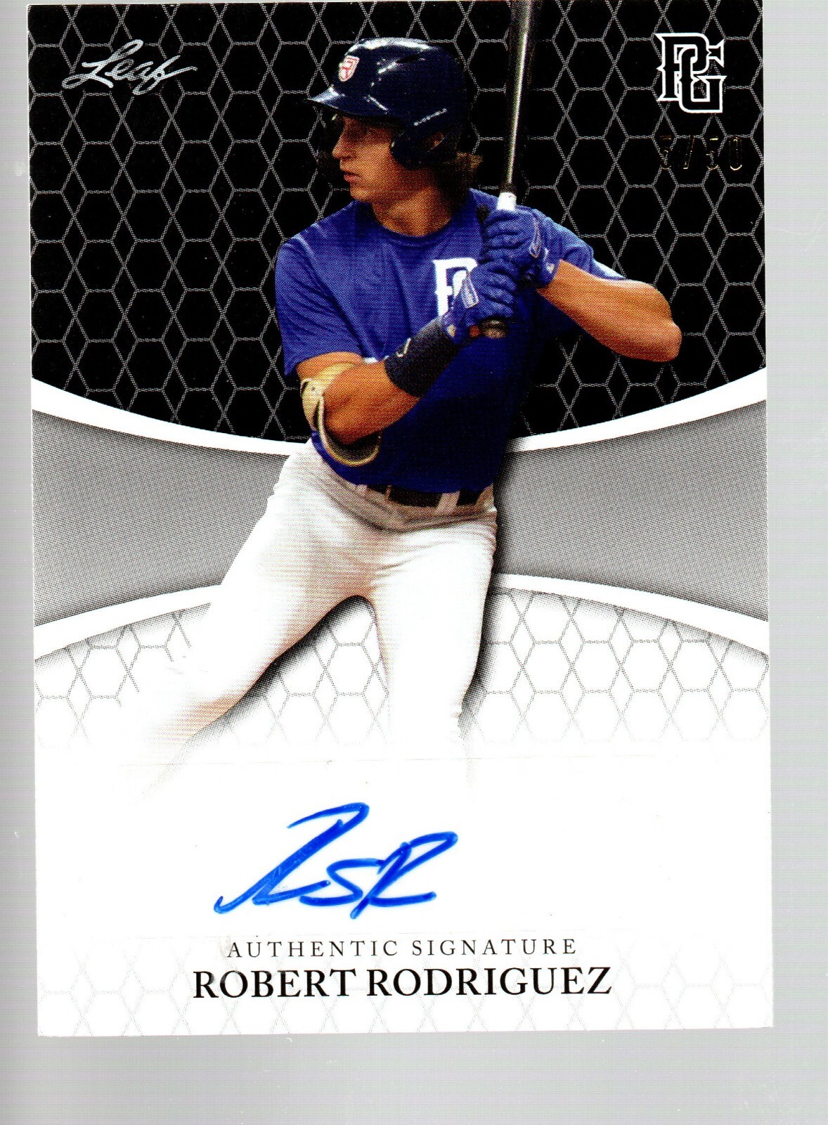 2022 Leaf Perfect Game National Showcase Auto Black BA-RR2 Robert Rodriguez 5/50 | eBay