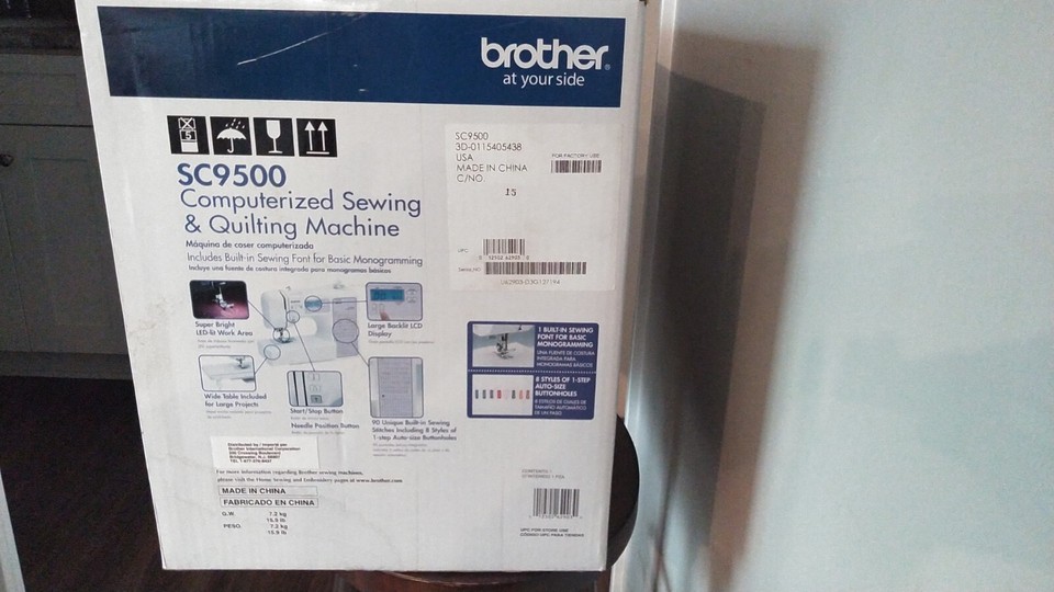 Brother SC9500 Computerized Sewing Machine 12502629030 | eBay