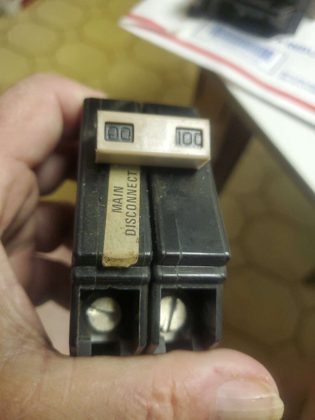 One Eaton Cutler Hammer CH2100 2 Pole 100 Amp Breaker Plastic Foot ...