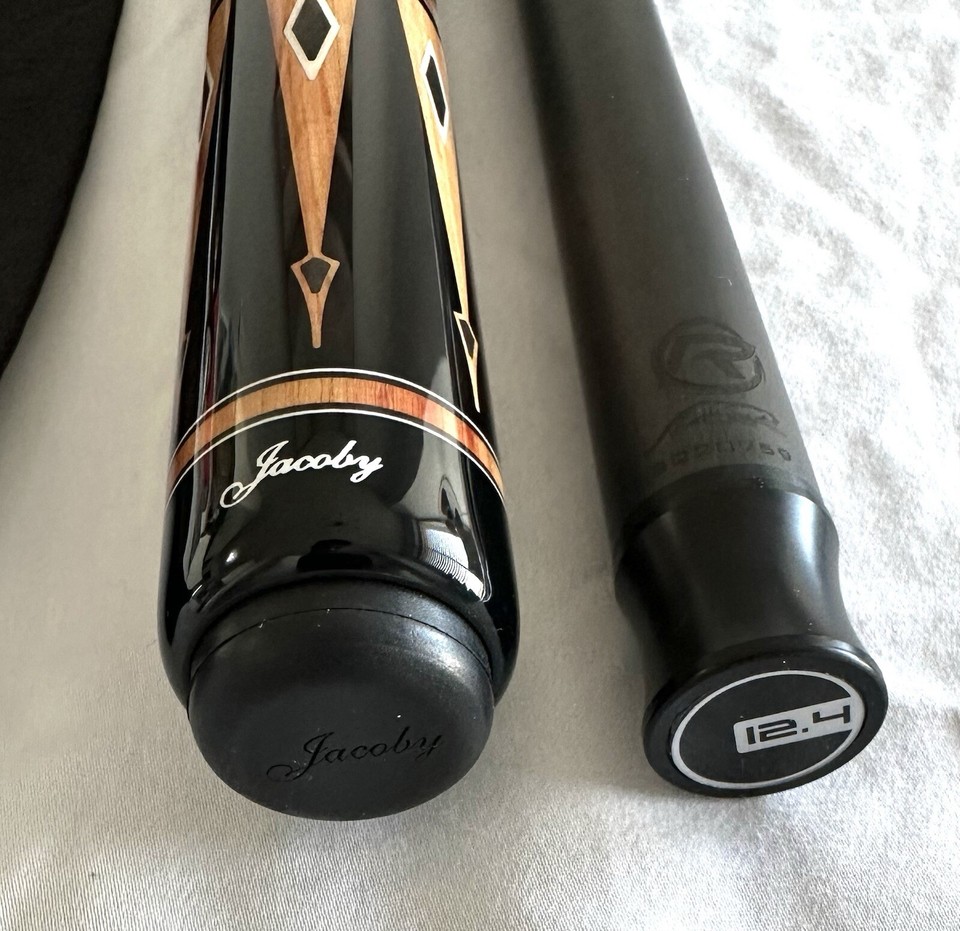 Jacoby Custom Cue With Revo 12.4 BVP, 8” Cue Extension & Weight Bolt ...