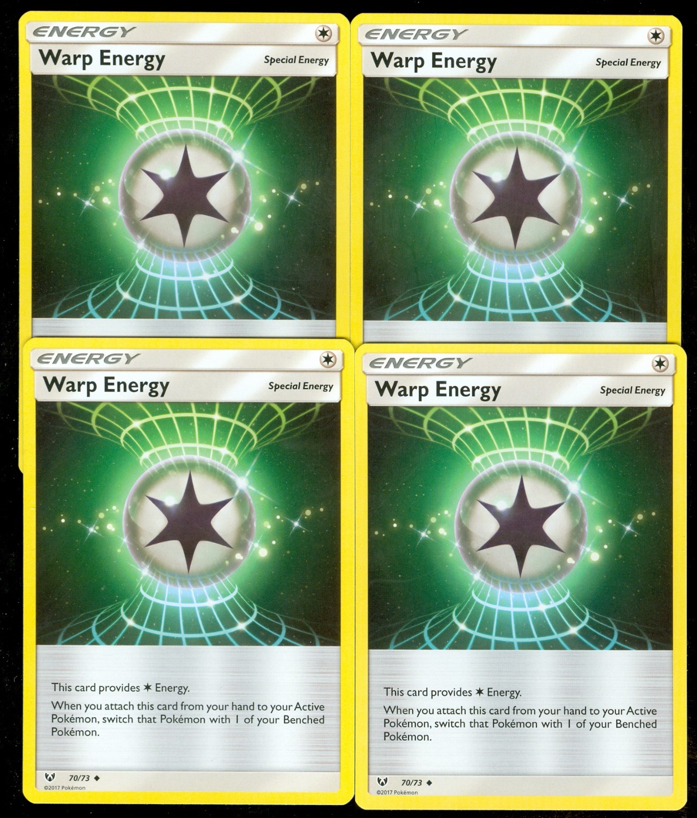 Pokemon WARP ENERGY 70/73 - Shining Legends - MINT 4X | eBay