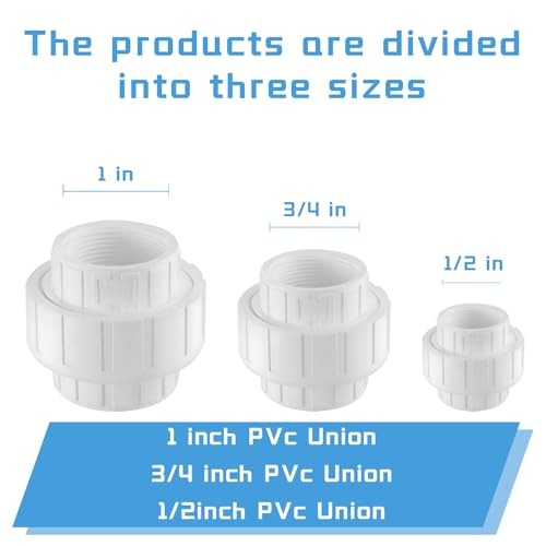 PVC Female Thread Union,Connectors Female Thread Coupling 3/4 inch | eBay