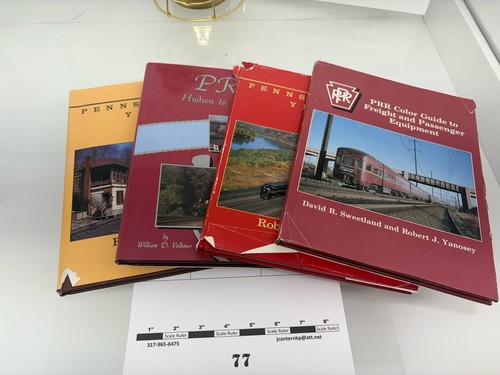 077 Pennsylvania railroad 4 Each PRR HO Scale 3 Rail Morning Sun Books ...
