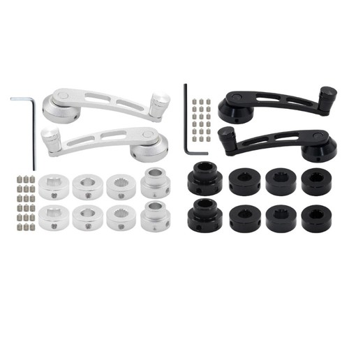 Car Window Handle Replacement Set Universal Aluminum Alloy Winder Crank ...